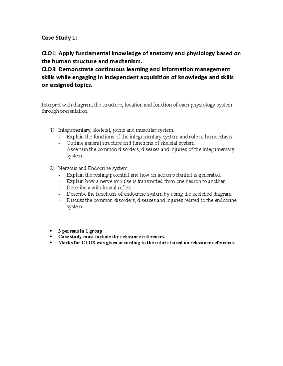 Case study 1 anatomy - 2021 2222 electrical engineering medical - Case ...