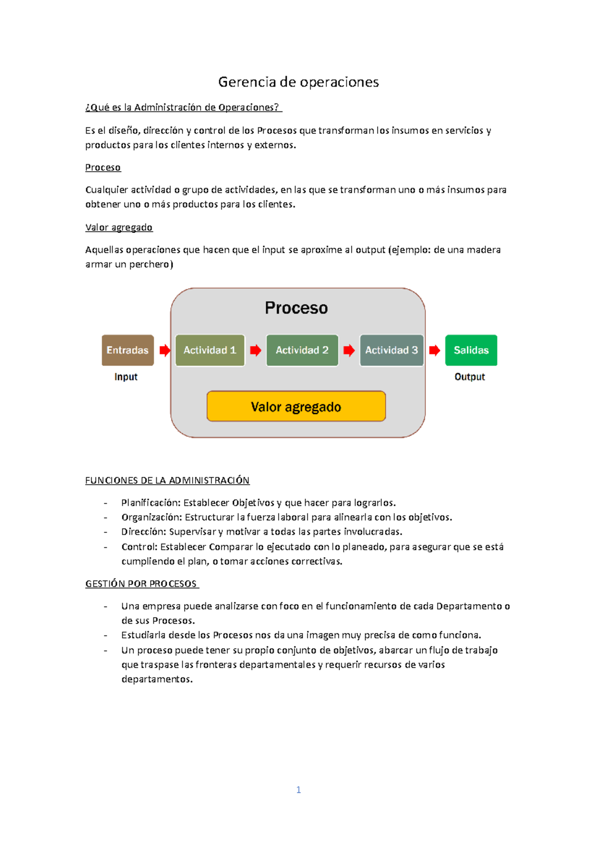 Gerencia de operaciones - Gerencia de operaciones ¿Qué es la ...