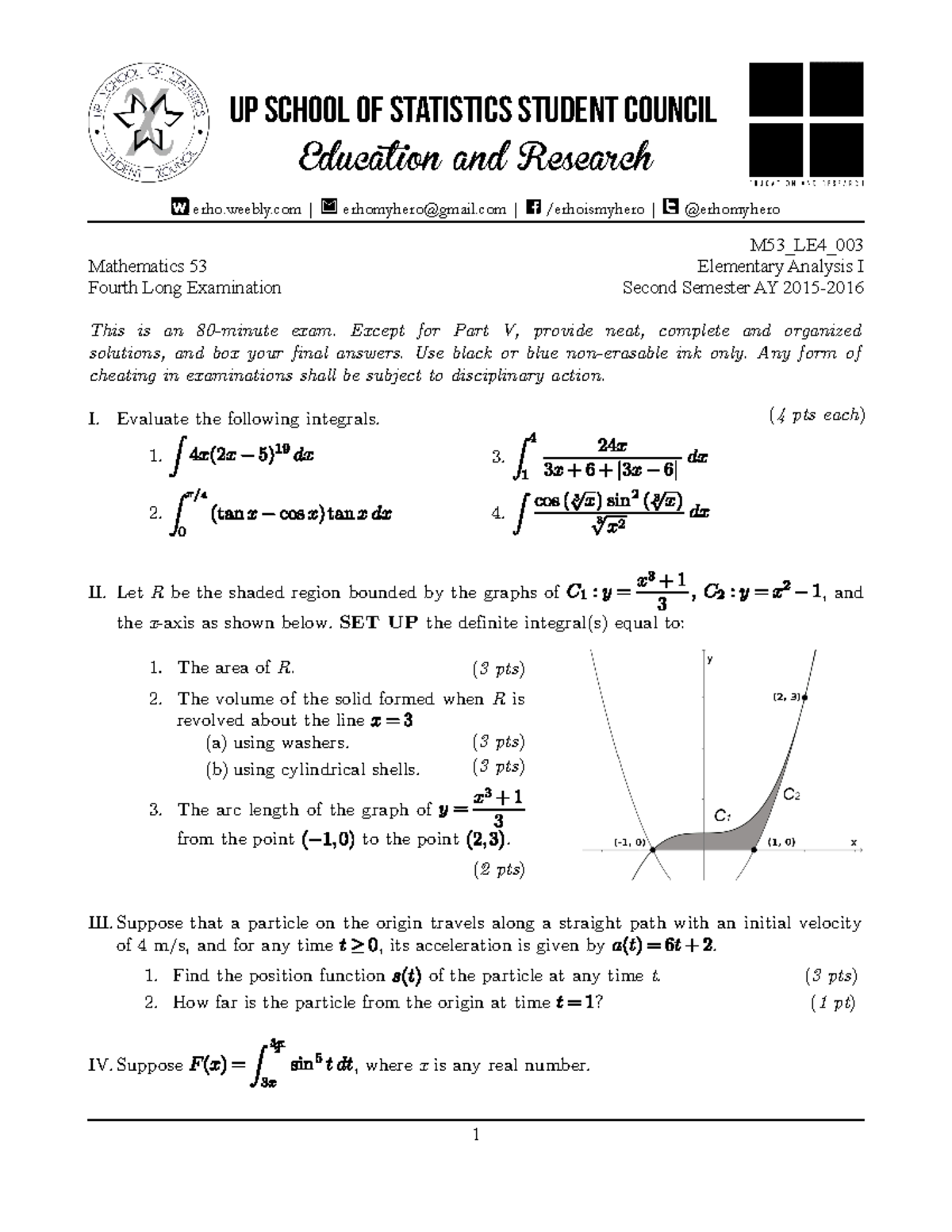 M53 le4 003 - MATH 21 LE 4 - UP School of Statistics Student Council ...