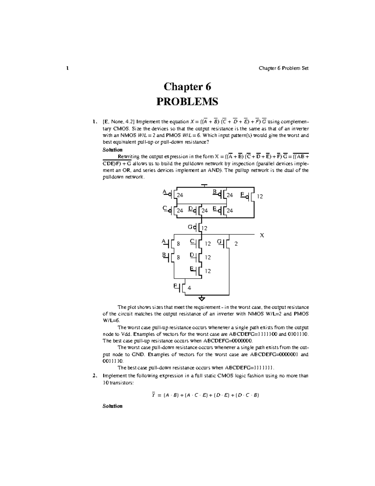 Chapter 6 ex sol - 1 Chapter 6 Problem Set Chapter 6 PROBLEMS 1. [E ...