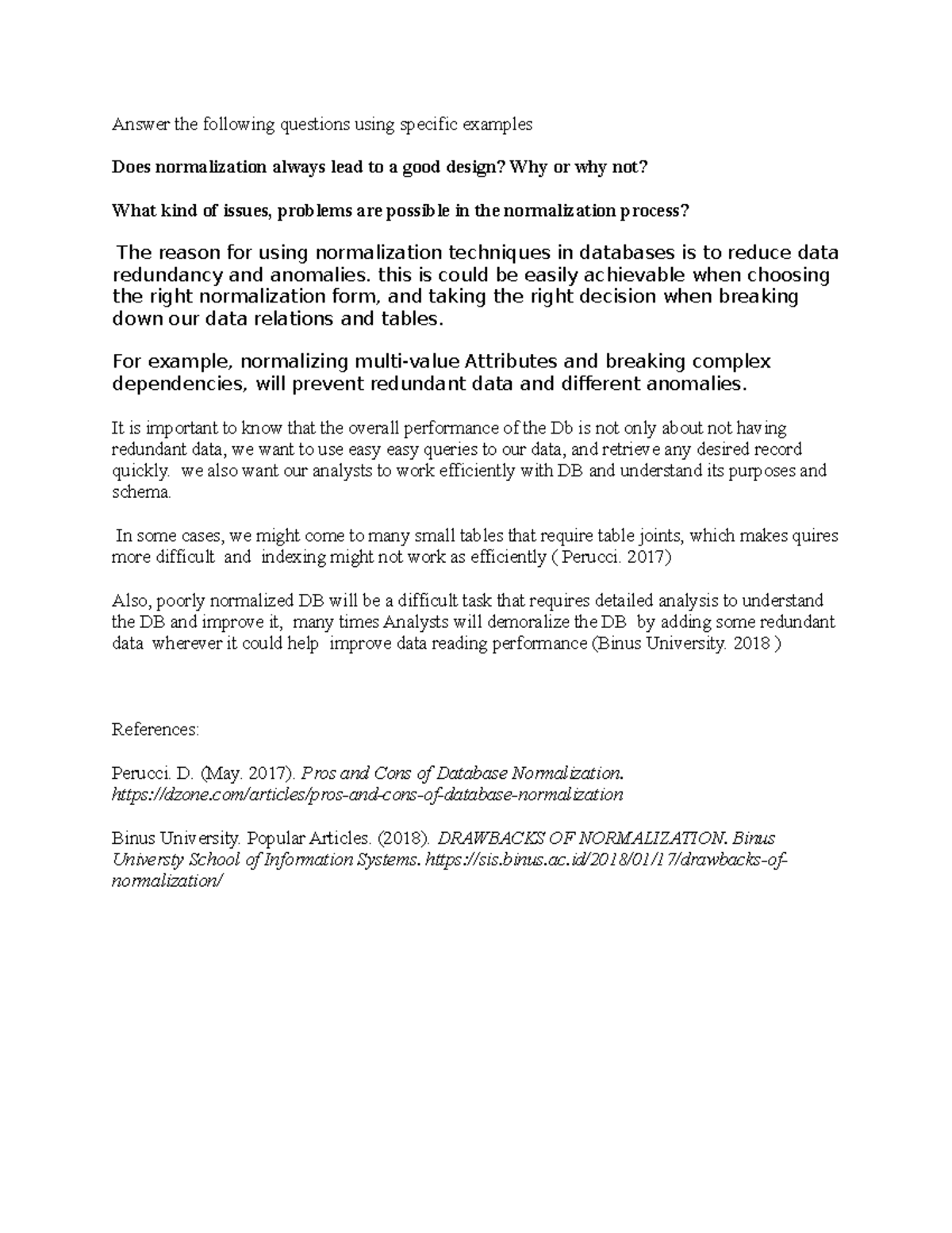 Discussion assignment unit 3 - Answer the following questions using ...