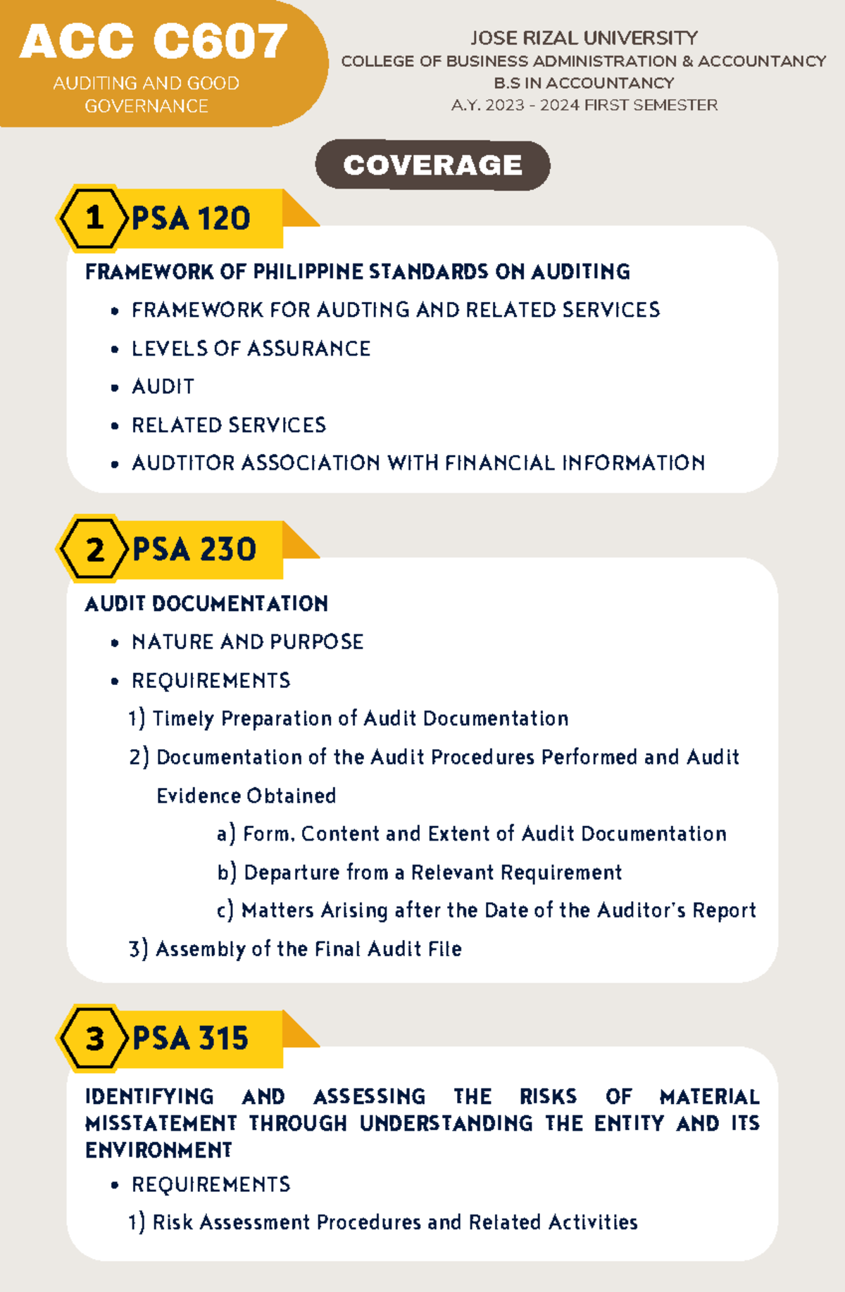 ACC-C607 Handout Prelim - COVERAGE NATURE AND PURPOSE REQUIREMENTS ...