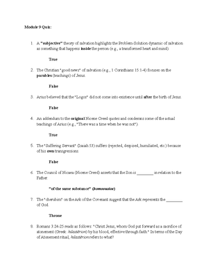 THEO- Church II - Church II “I believe in the holy catholic church ...