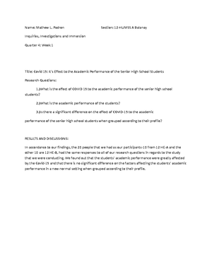 Debut Program Script - none - PROGRAM EMCEE: Good evening to all of us ...