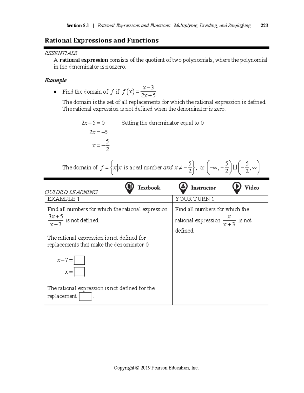 My Math Guide 5 - Lecture notes. - Rational Expressions and Functions ...
