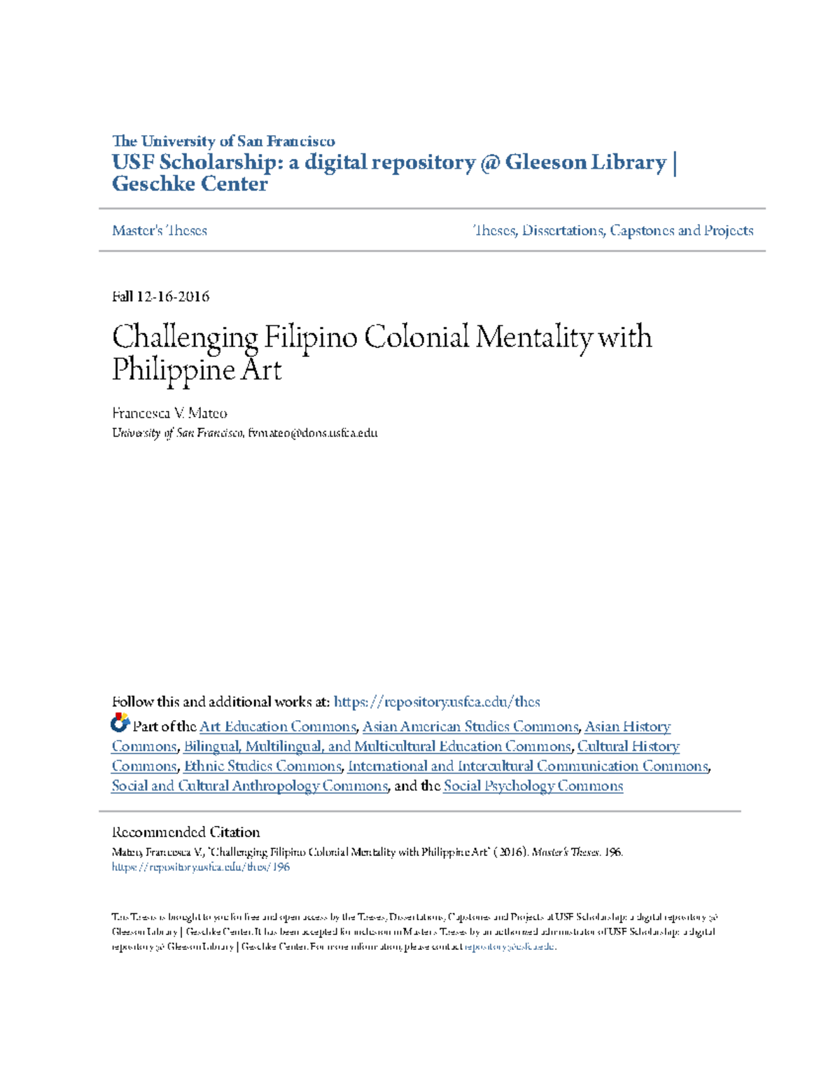 Challenging Filipino Colonial Mentality with Philippine Art - The ...