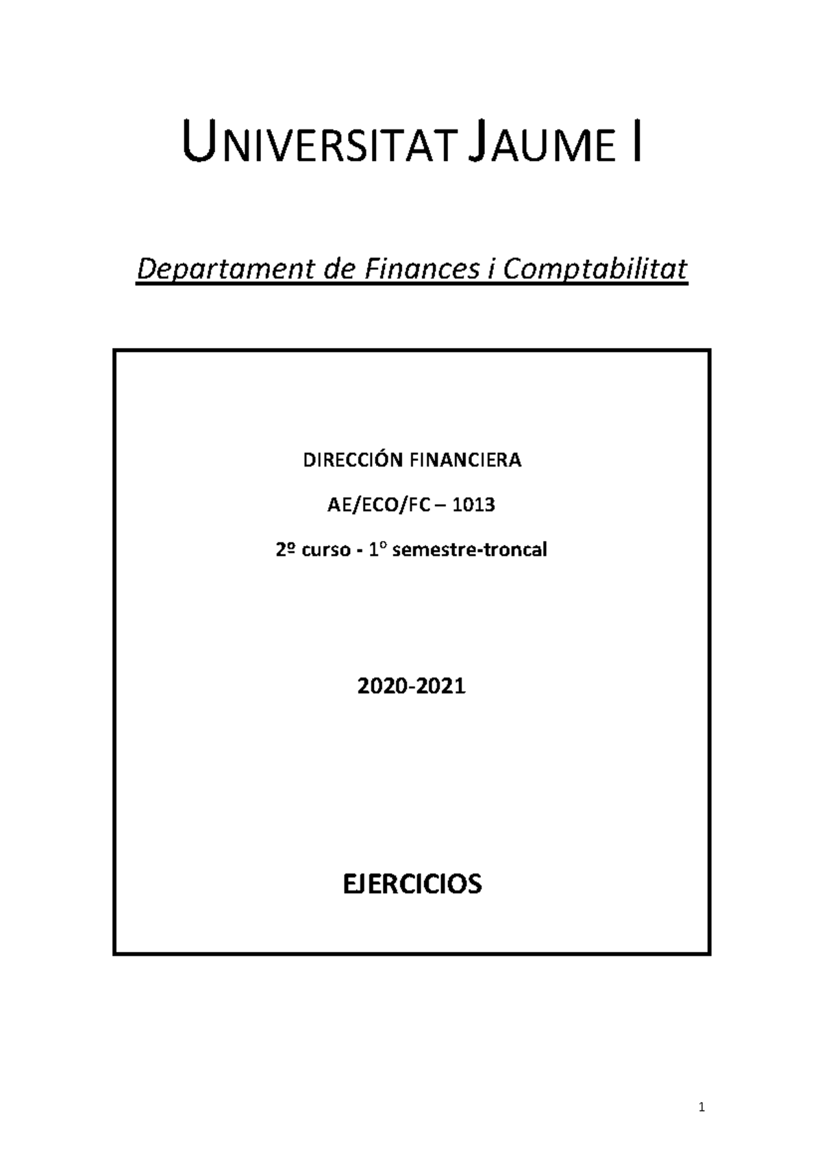 Cuadernillo Ejercicios 2019-2020 - Warning: TT: undefined function: 32 Warning: TT: undefined ...