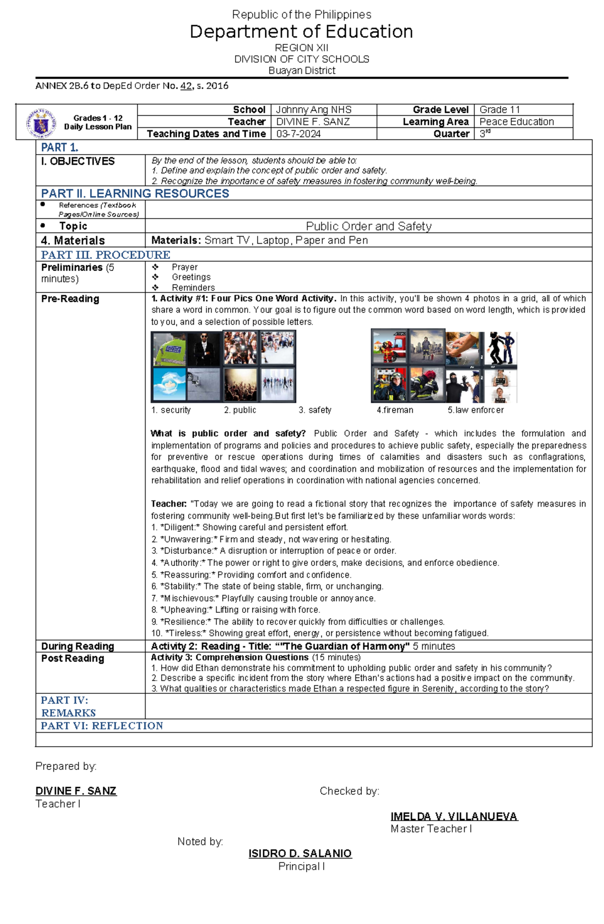 4 - FOR REFERENCES! - Republic of the Philippines Department of ...