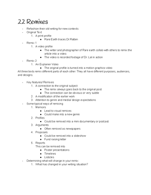 ENG 112 Notes - Notes for ENG 112 Chapter 3 Summarizing and Responding ...
