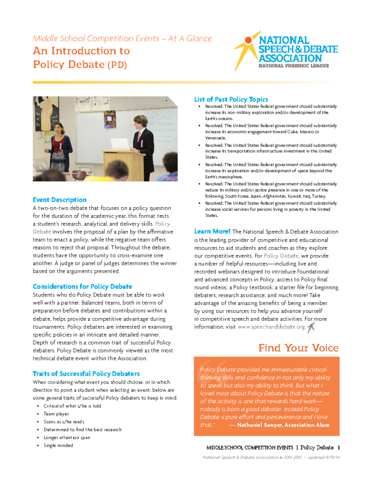 MS-Policy-Guide - Chapter overview of policy debate format - MIDDLE ...