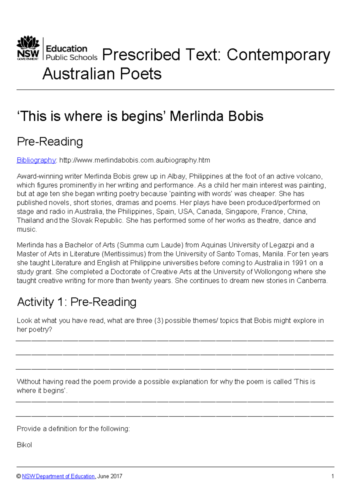 English s6 module b language identity and culture resource 11 this is where it begins activities ...