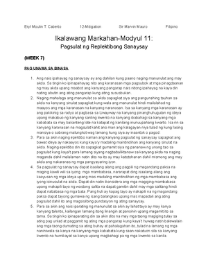 Unang Markahan-Modyul 2: Akademikong Sulatin ayon sa Layunin, Gamit ...