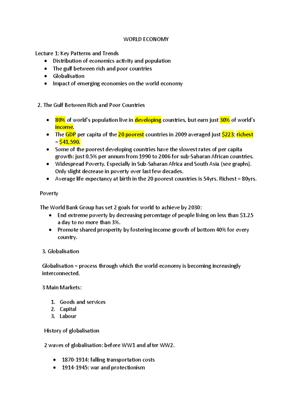 World Economy - Warning: TT: undefined function: 32 Warning: TT: undefined function: 32 WORLD ...