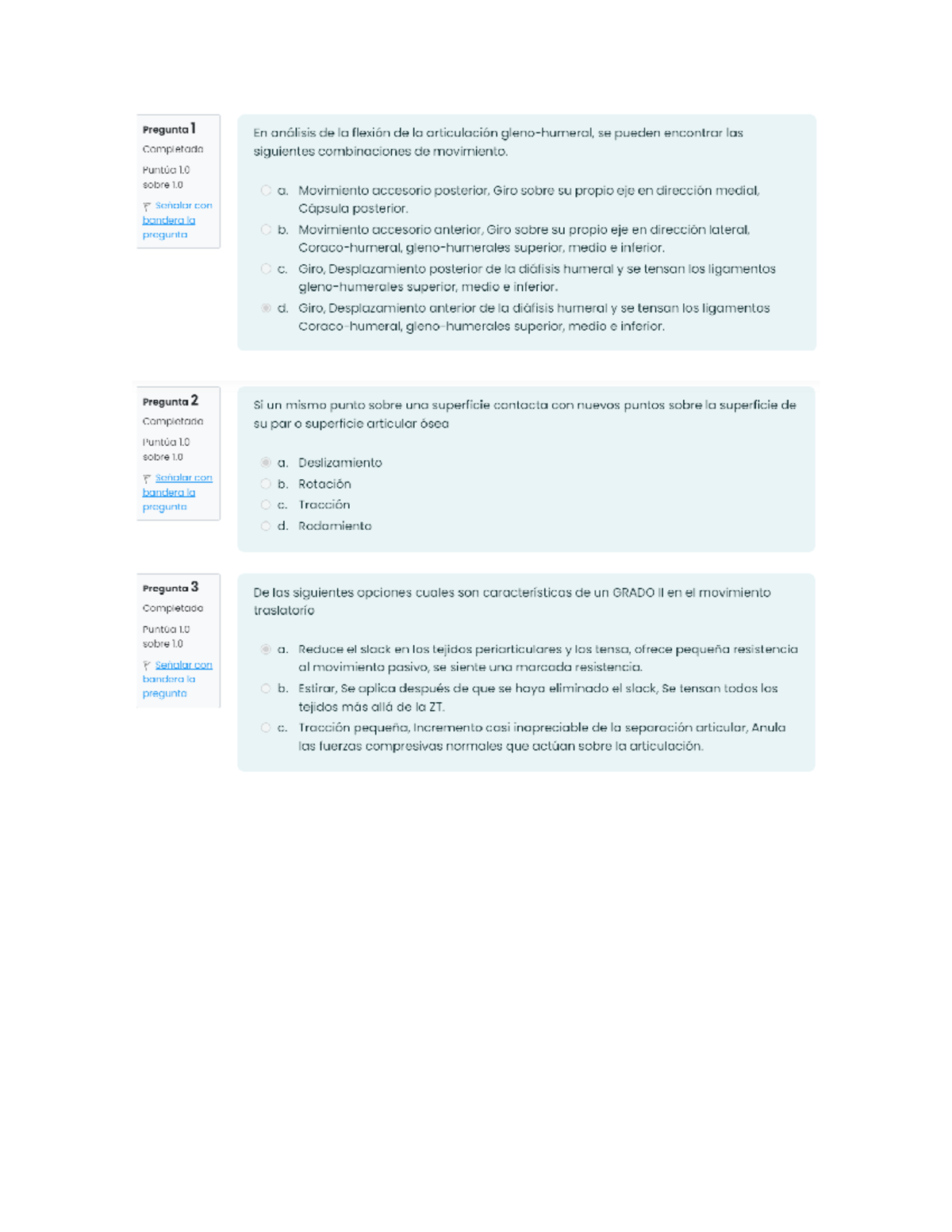Quiz 2do parcial - Técnicas De Aplicación En Fisioterapia - Studocu