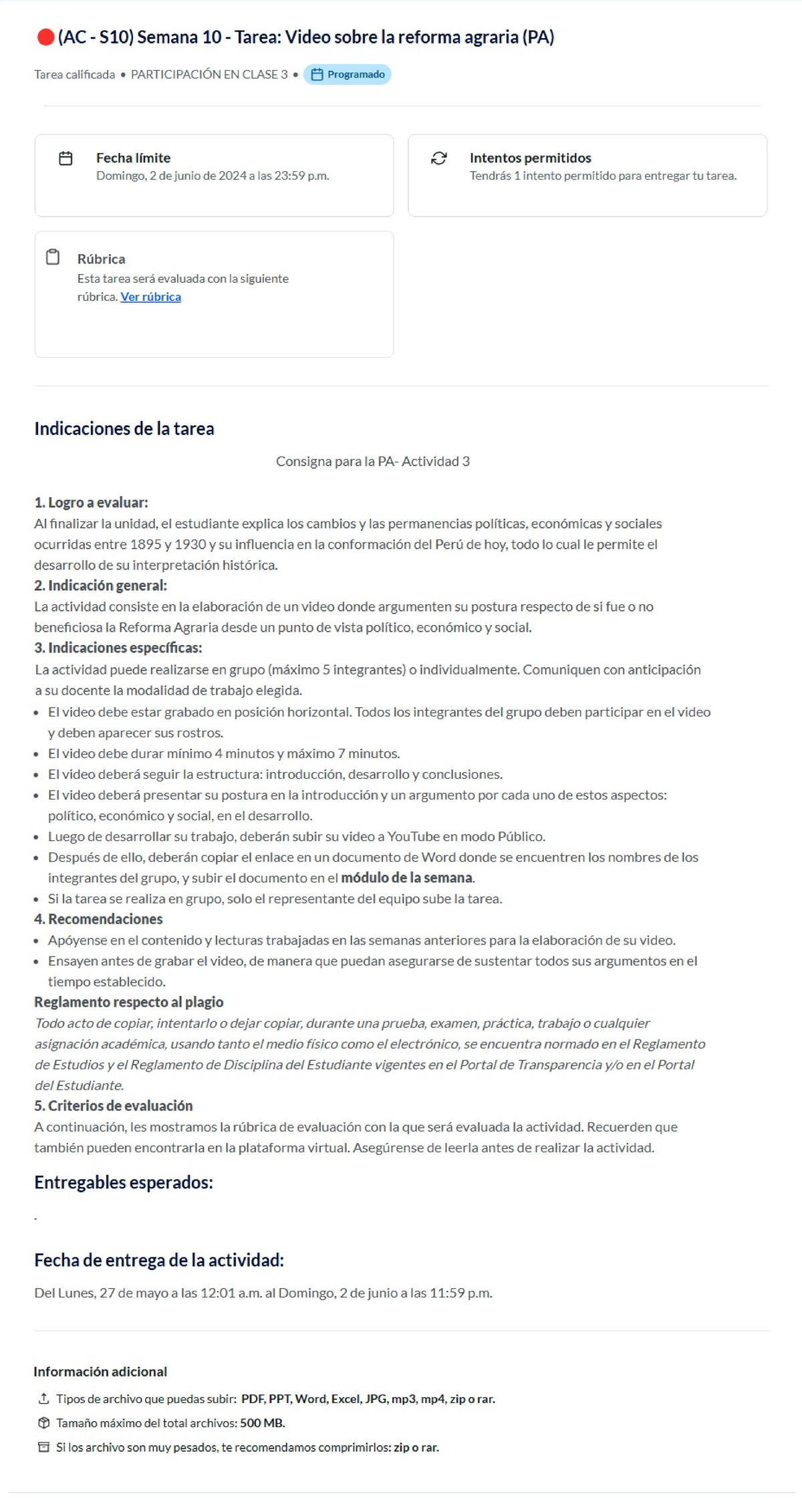 UTP+class Tareas - class.utp - comunicación, democracia y desarrollo ...