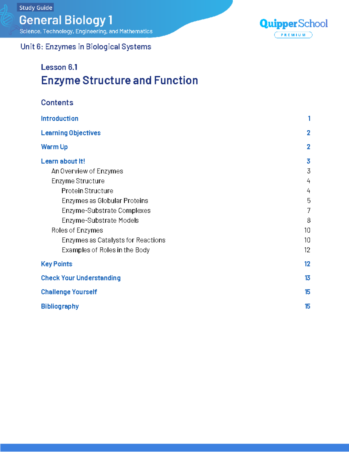 BIO1 11 12 Q1 0601 FD - skjhclqjcnbamc,hk.scnb - Enzyme Structure and ...