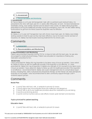 Shadow Health Community Care Plan Environmental Exposure - Module 4 ...