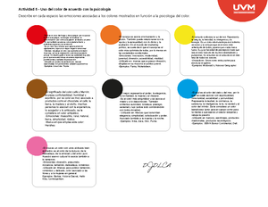 Semántica del color - Nombre del estudiante: Mireles Uscanga Iker ...