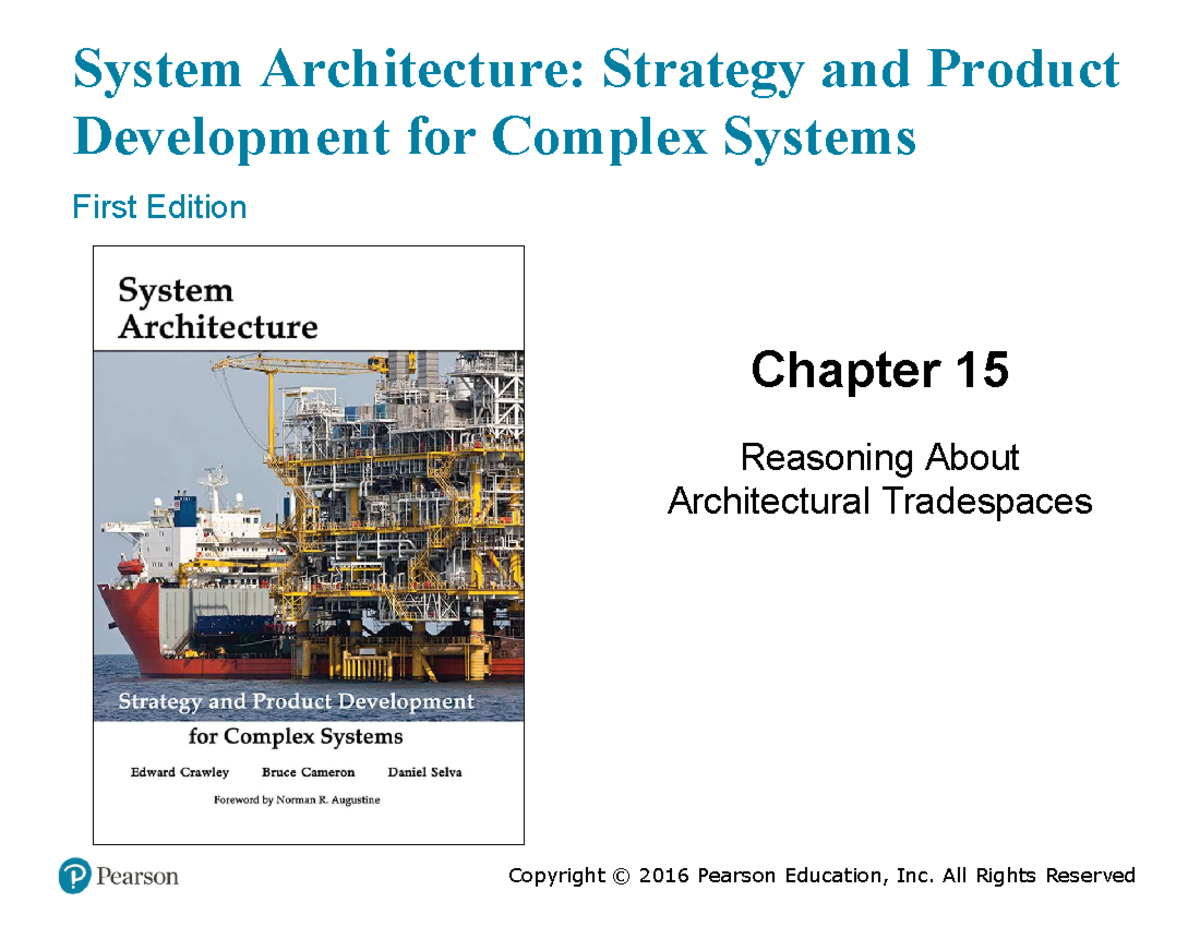 Lecture 15 - Erik Reynolds - System Architecture: Strategy and Product ...