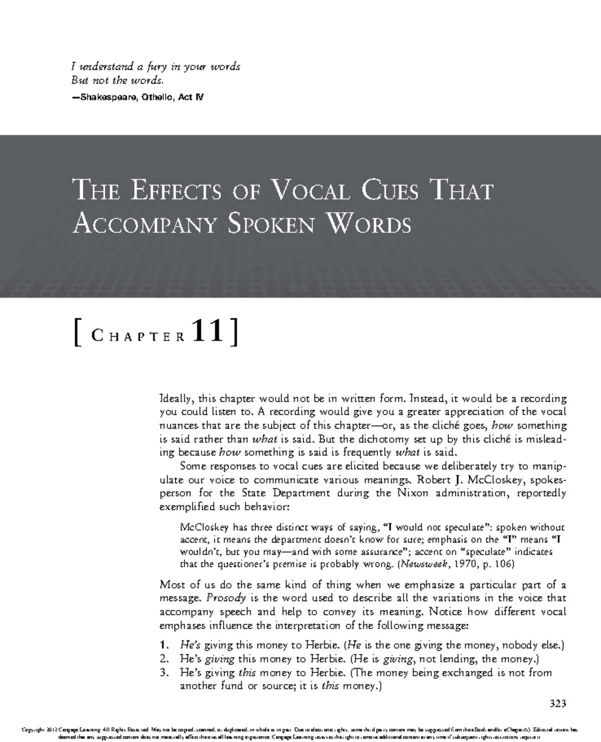 Nonverbal Communication in Human Interaction - THE EFFECTS OF VOCAL ...