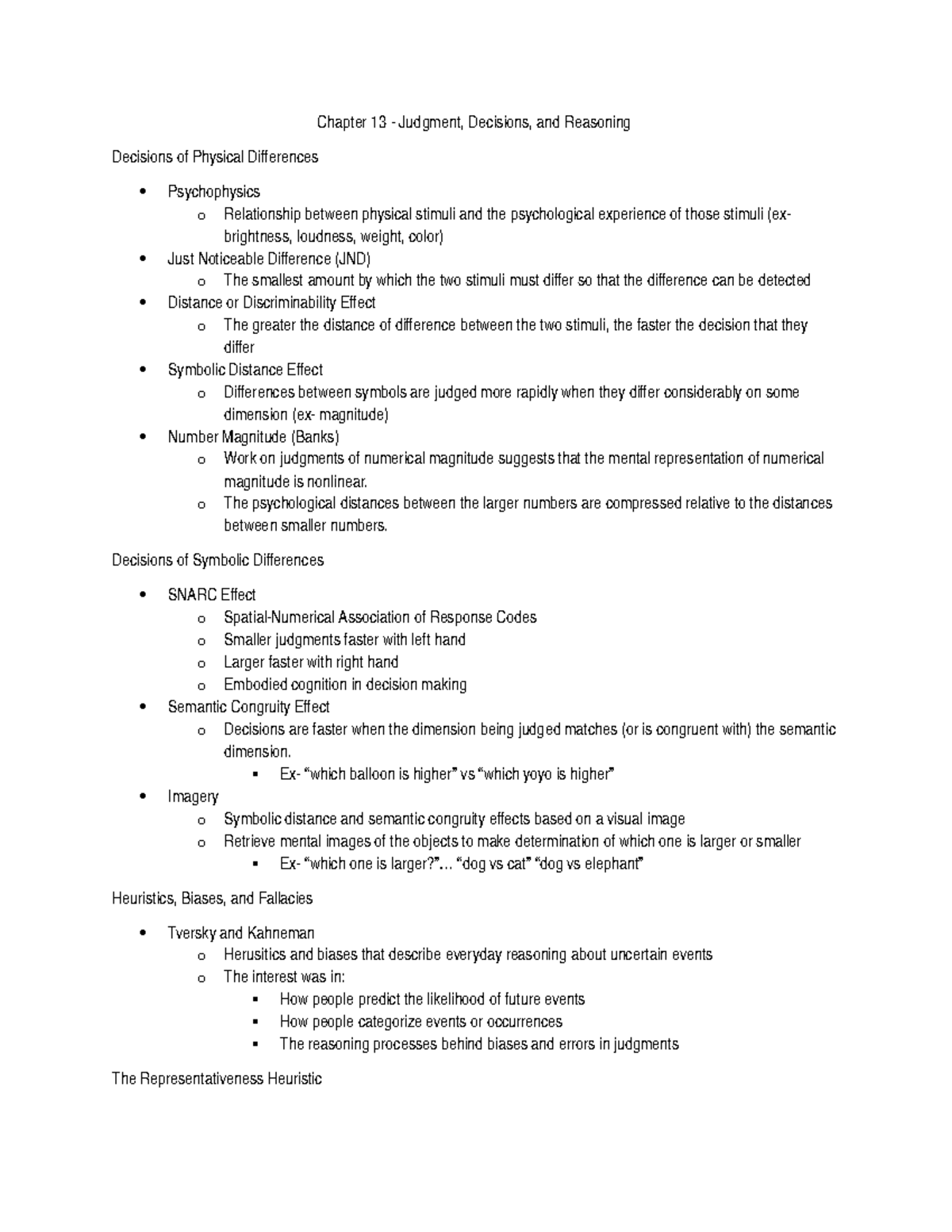Chapter 13 - Judgment, Decisions, and Reasoning - Chapter 13 - Judgment ...