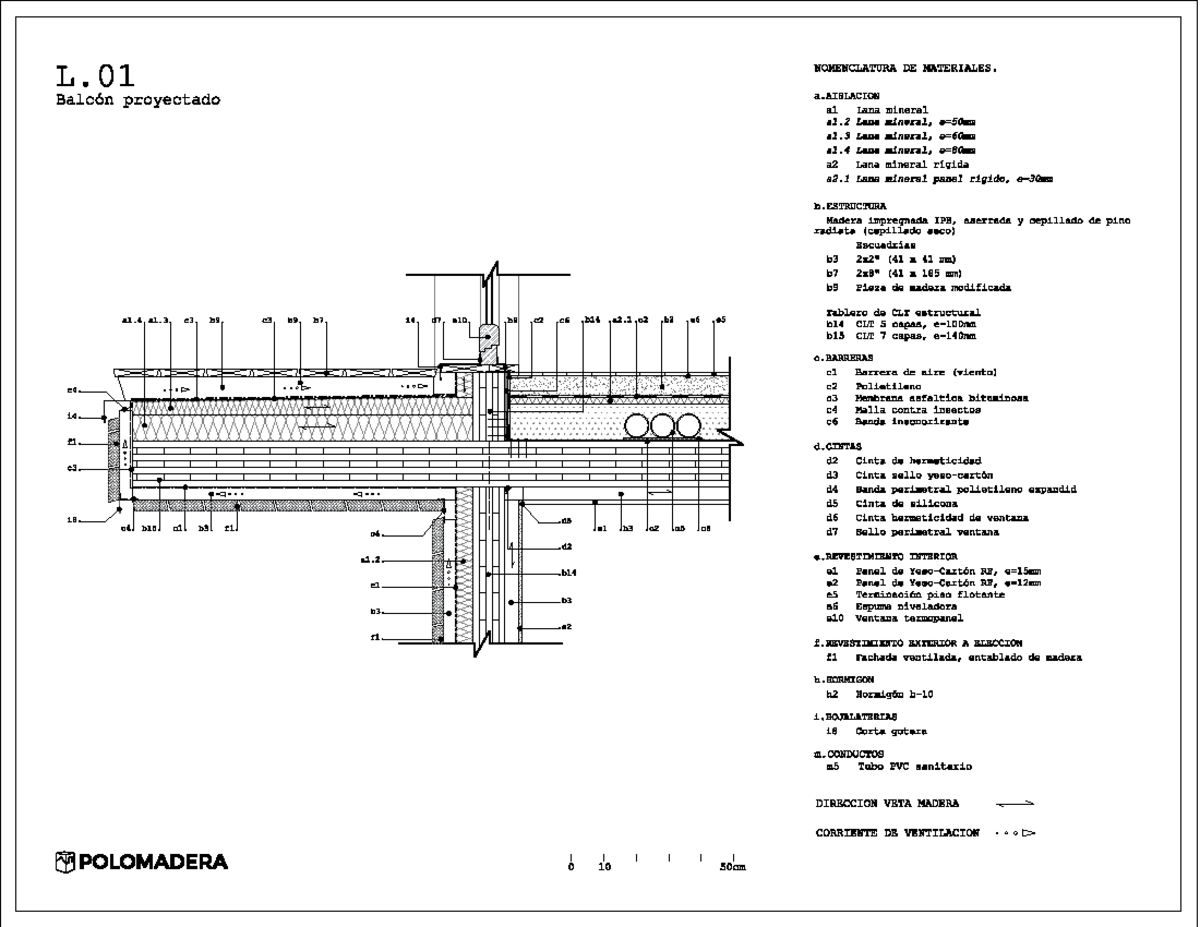 L01 Balcon Proyectado - xxxxx - Tecnología y Construcción 5: Procesos ...