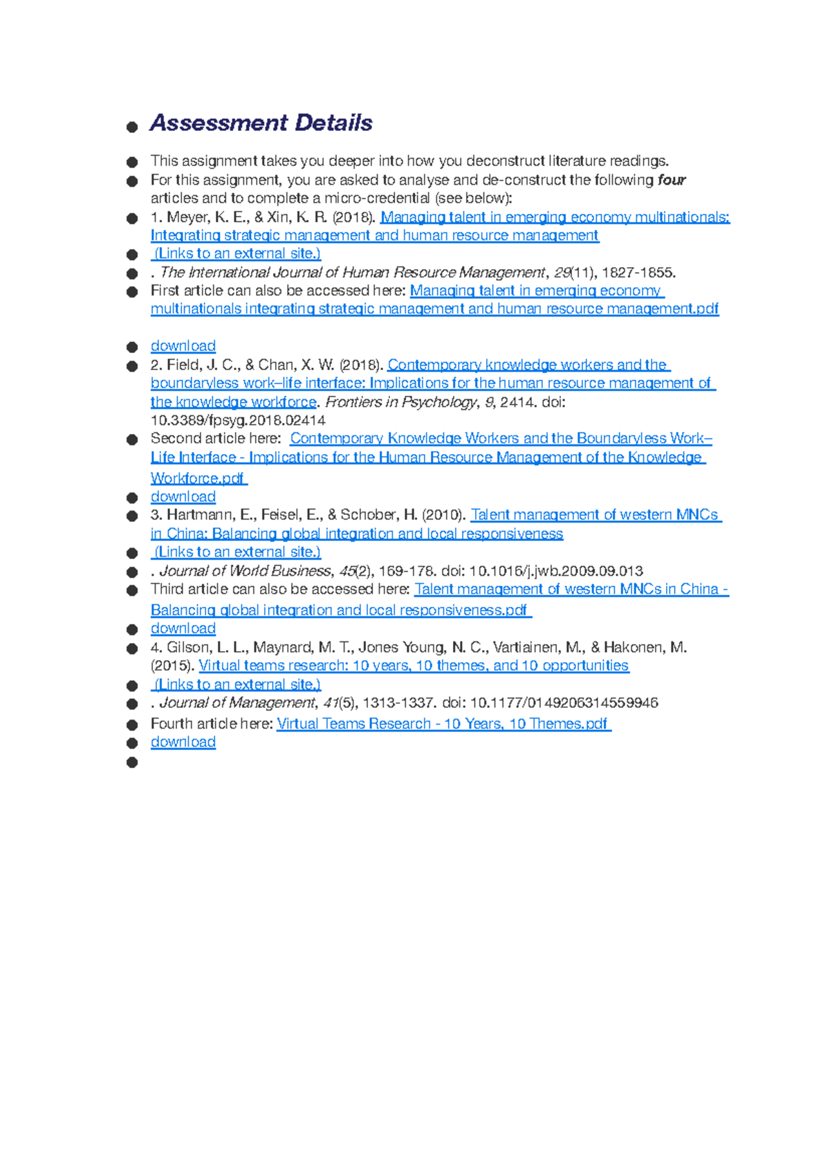 Assessment 1 Details - Assessment Details This assignment takes you ...