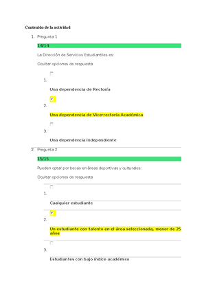Orientación Academica - UNICARIBE - Studocu