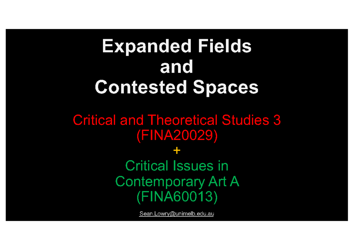 Expanded+Fields+&+Contested+Spaces - Expanded Fields and Contested ...