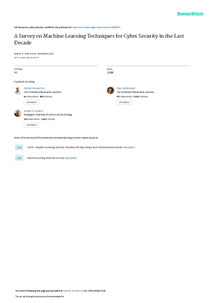 Machine Learning Lesson PLAN - machine learning - JNTU Kakinada - Studocu