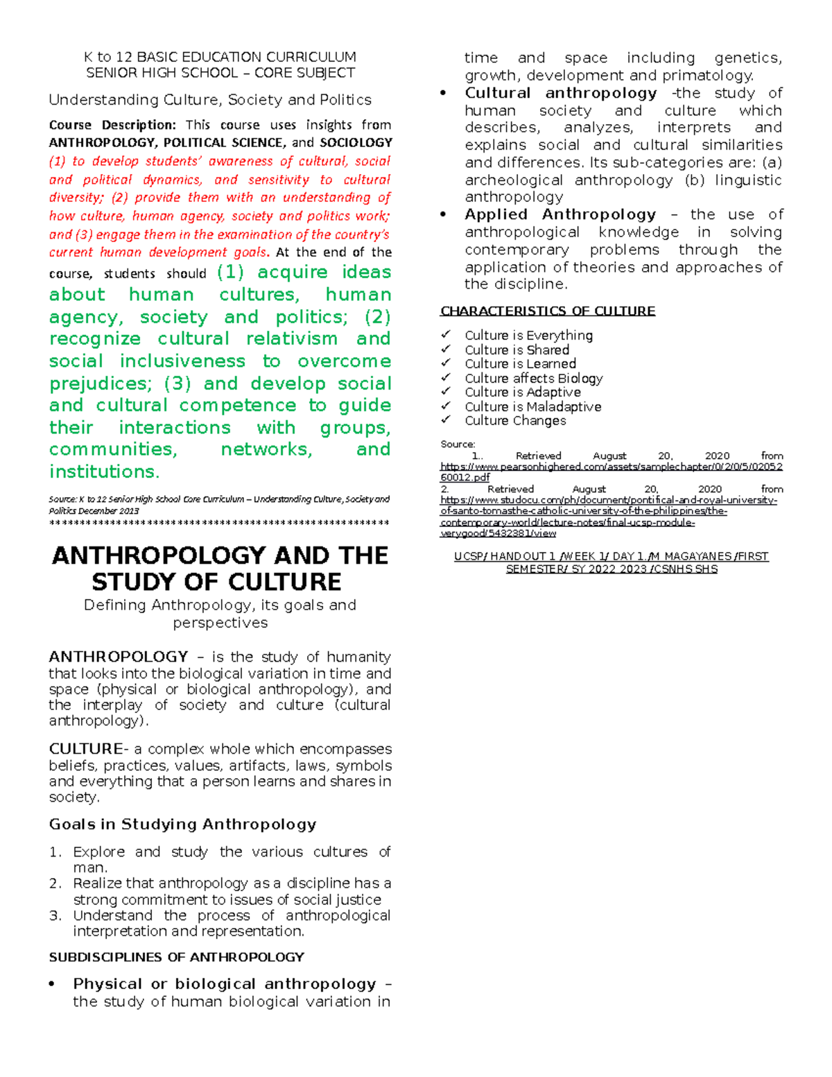 UCSP - none - K to 12 BASIC EDUCATION CURRICULUM SENIOR HIGH SCHOOL ...