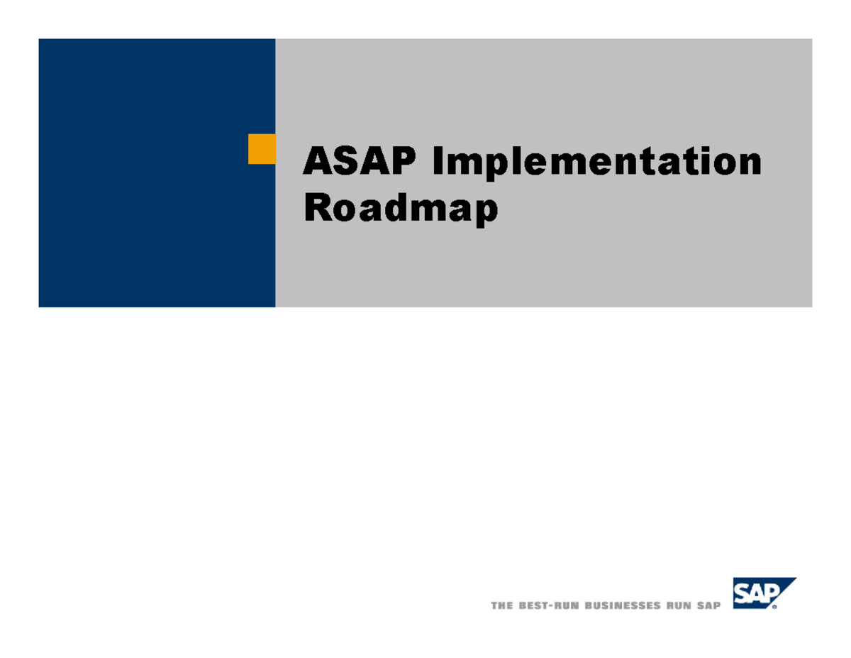 Asap implementation roadmap r3now com - Methodology Methodology ––why ...