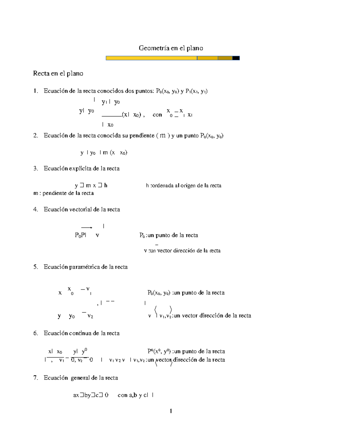 Resumen DE Formulas - Matemática Básica - 2020 - Warning: TT: undefined function: 32 Geometría ...