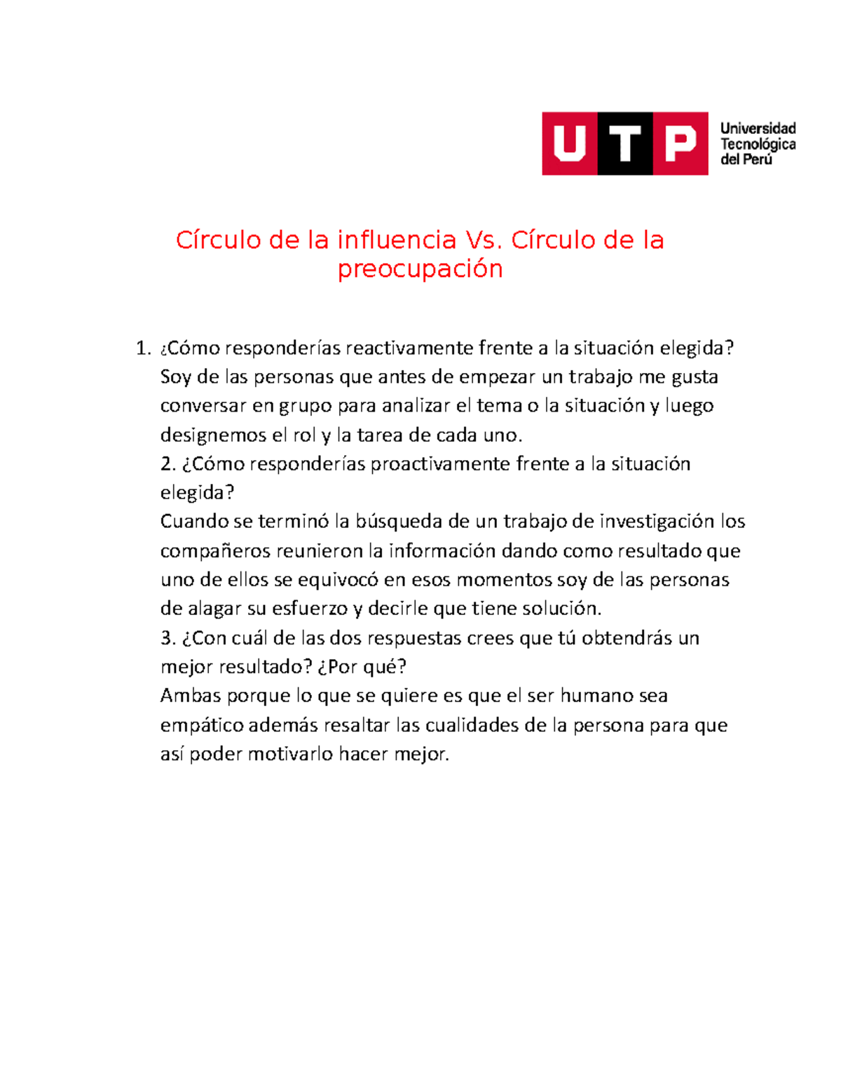 Circulo DE LA Influencia - Círculo de la influencia Vs. Círculo de la ...