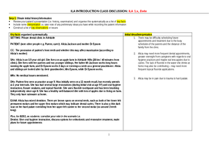 Clinical Learning Plan - Resubmission - DSP 1 CLINICAL PLACEMENT ...