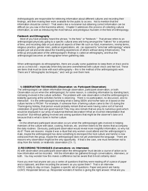 Anthropology Unit 3Notes - INTRO TO UNIT AND INSTRUCTIONS (Please Read ...