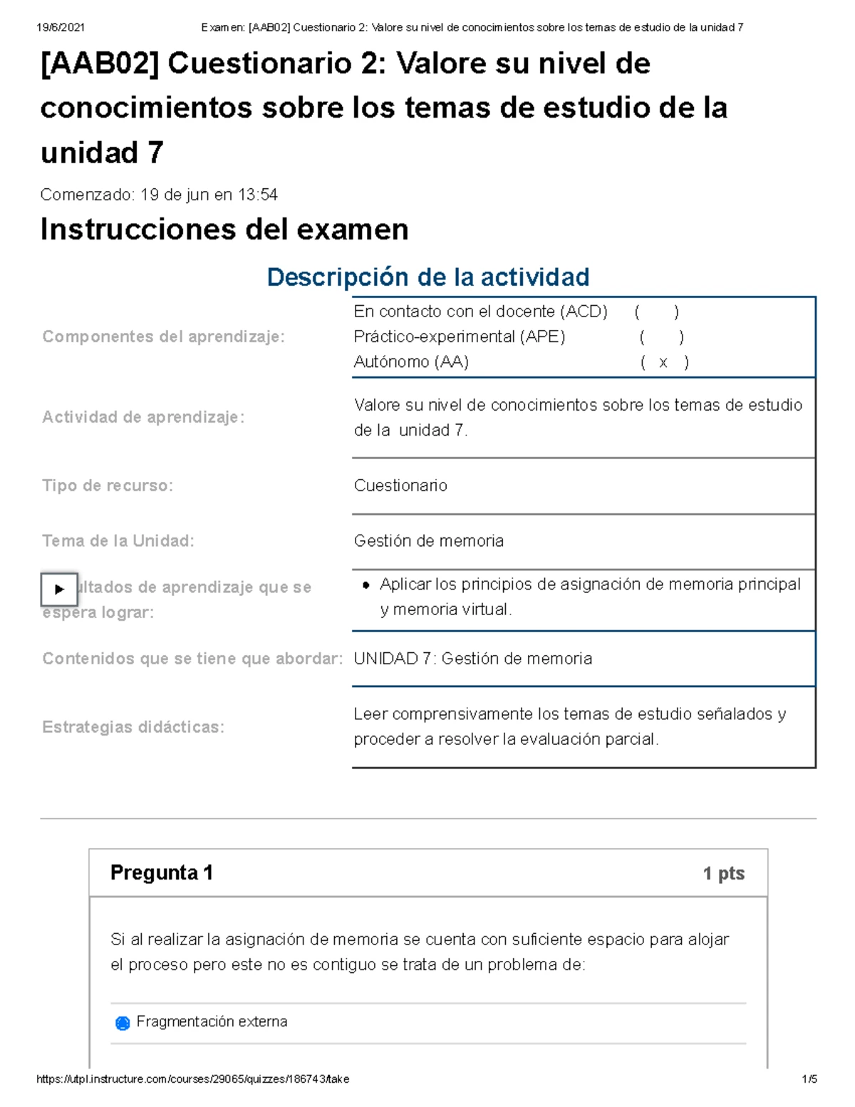 Actividad 1 - cuestionarios - Para el siguiente conjunto de datos: 12, 14, 16, 18, 20, 21, 22 ...