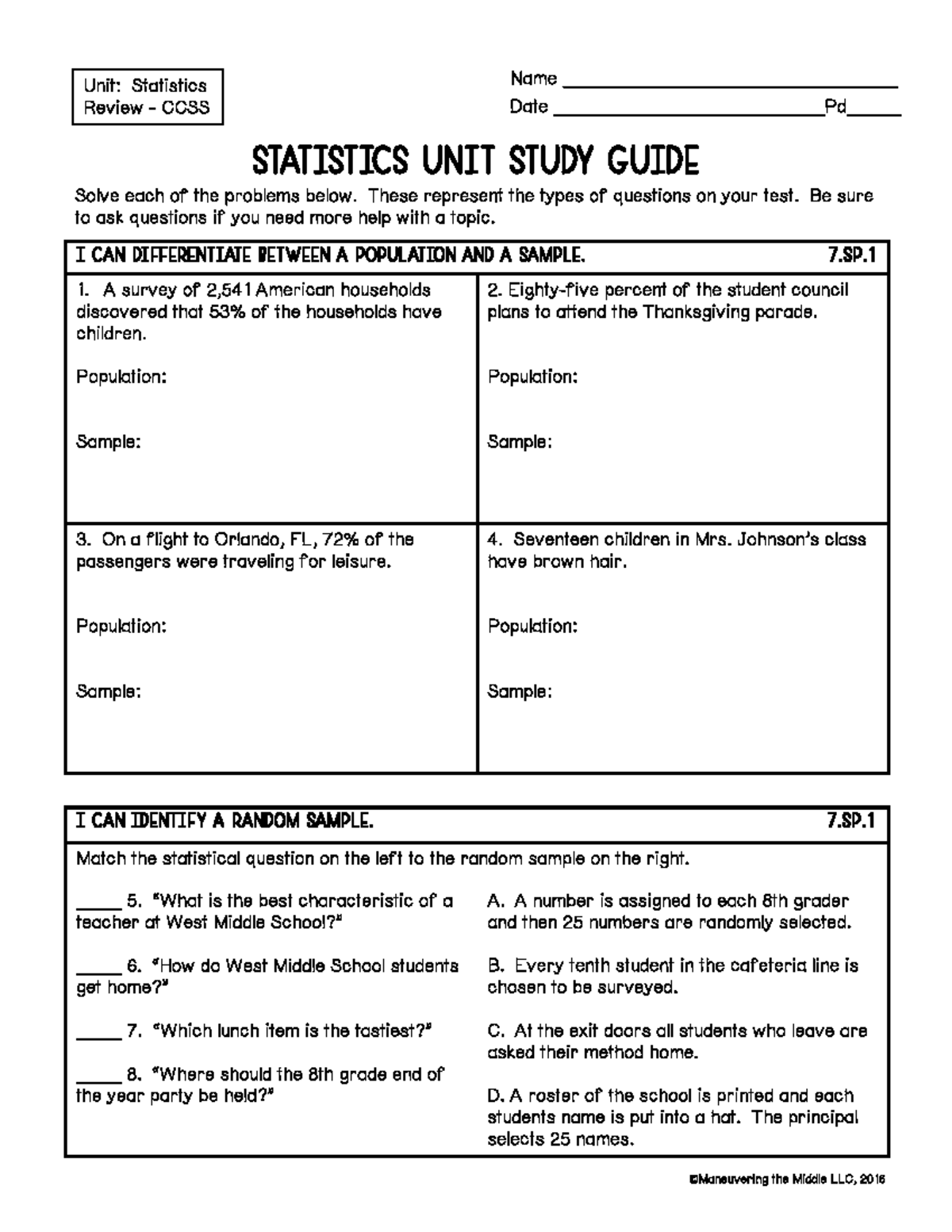 Study Guide for Statistics - STAT100 - Studocu