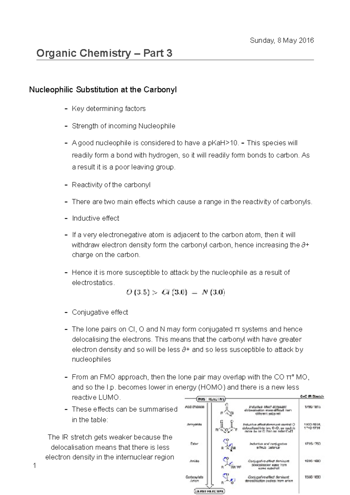 Natural Sciences - Chemistry - Organics - Part 3 - Organic Chemistry ...