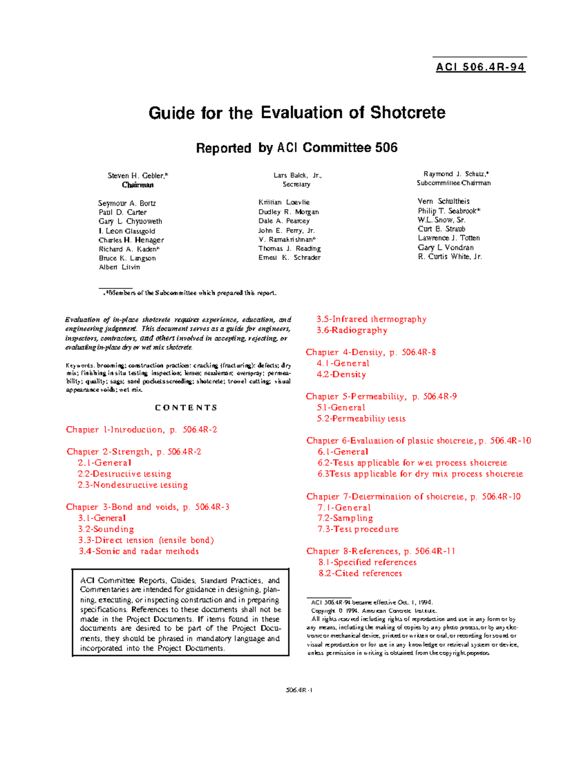 5064r 94Trabajo de clase - ACI 506- Guide for theEvaluation of ...