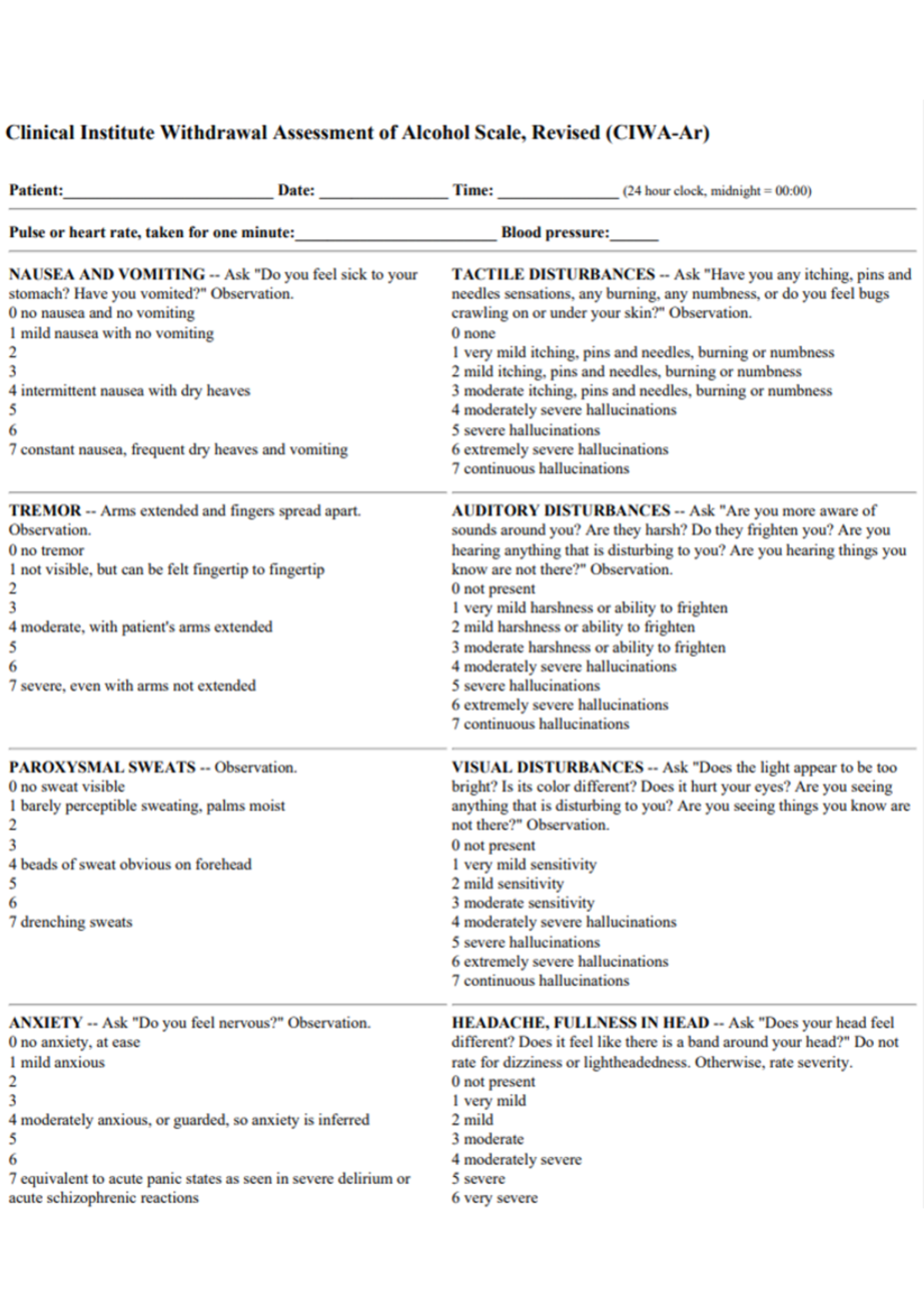 Picture 1 - An assessment tool for nursing - Praxis Four - Studocu