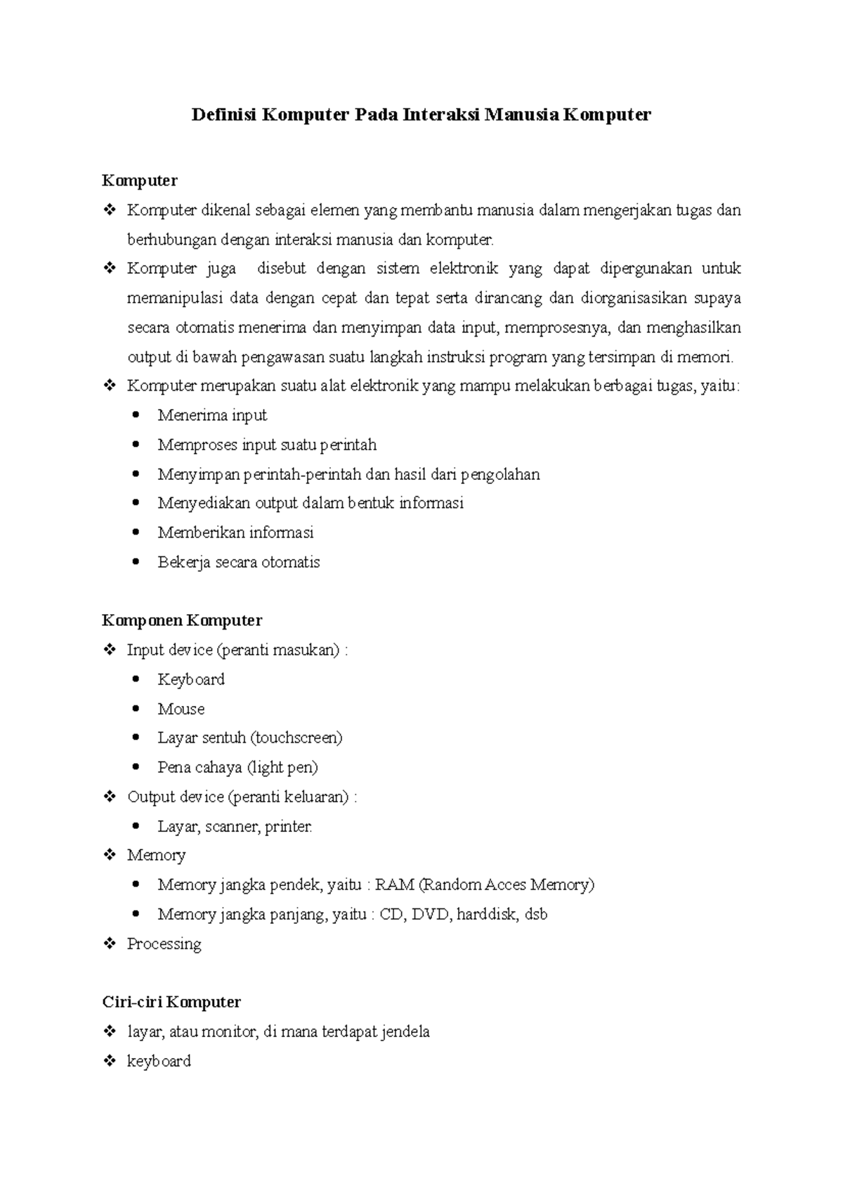 Definisi Komputer Pada Interaksi Manusia Komputer - Definisi Komputer ...