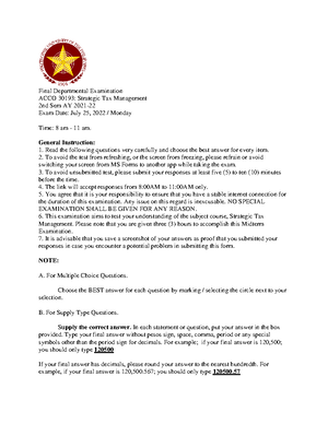 Management Accounting - BSMA - PUP - Studocu
