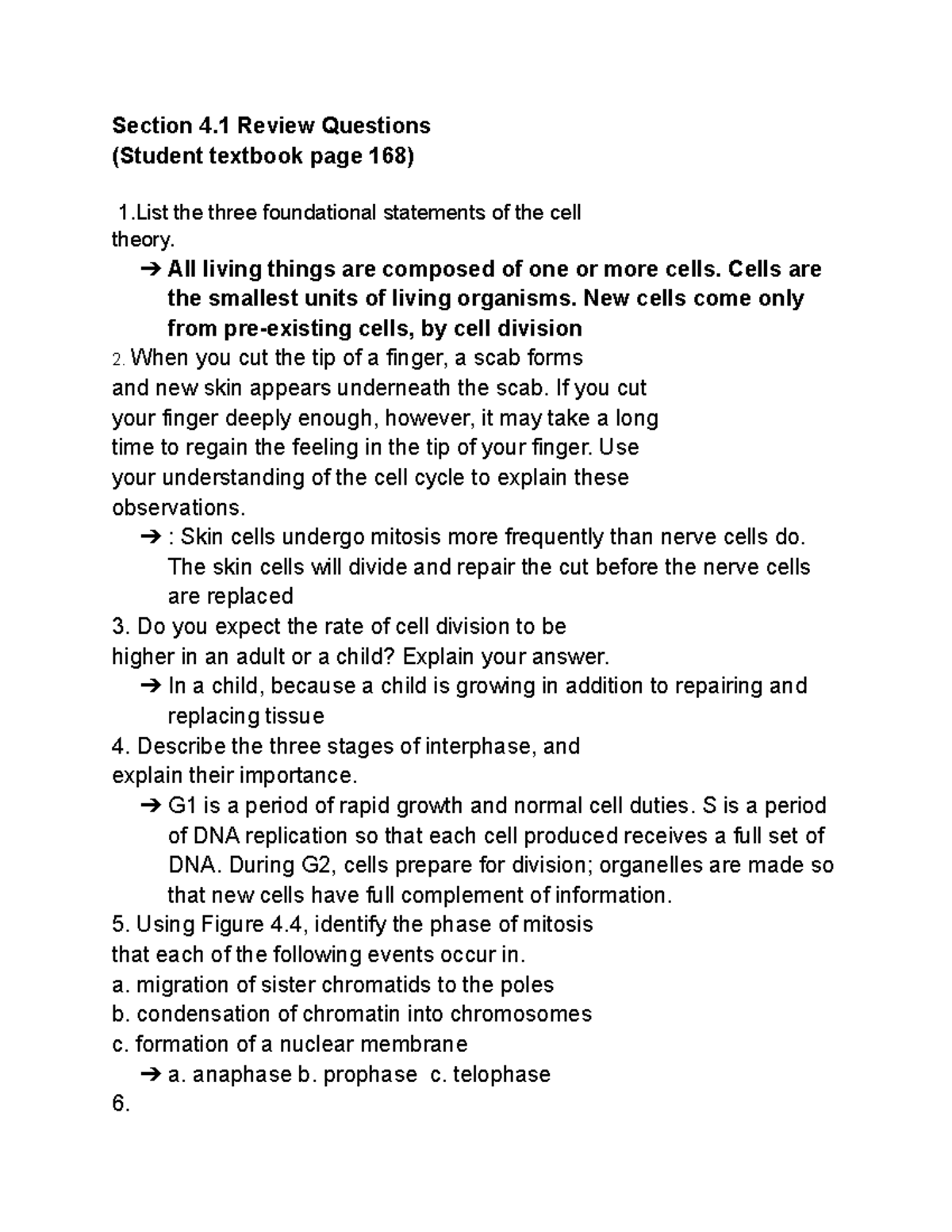Homework - Section 4 Review Questions (Student textbook page 168) 1 the three foundational - Studocu