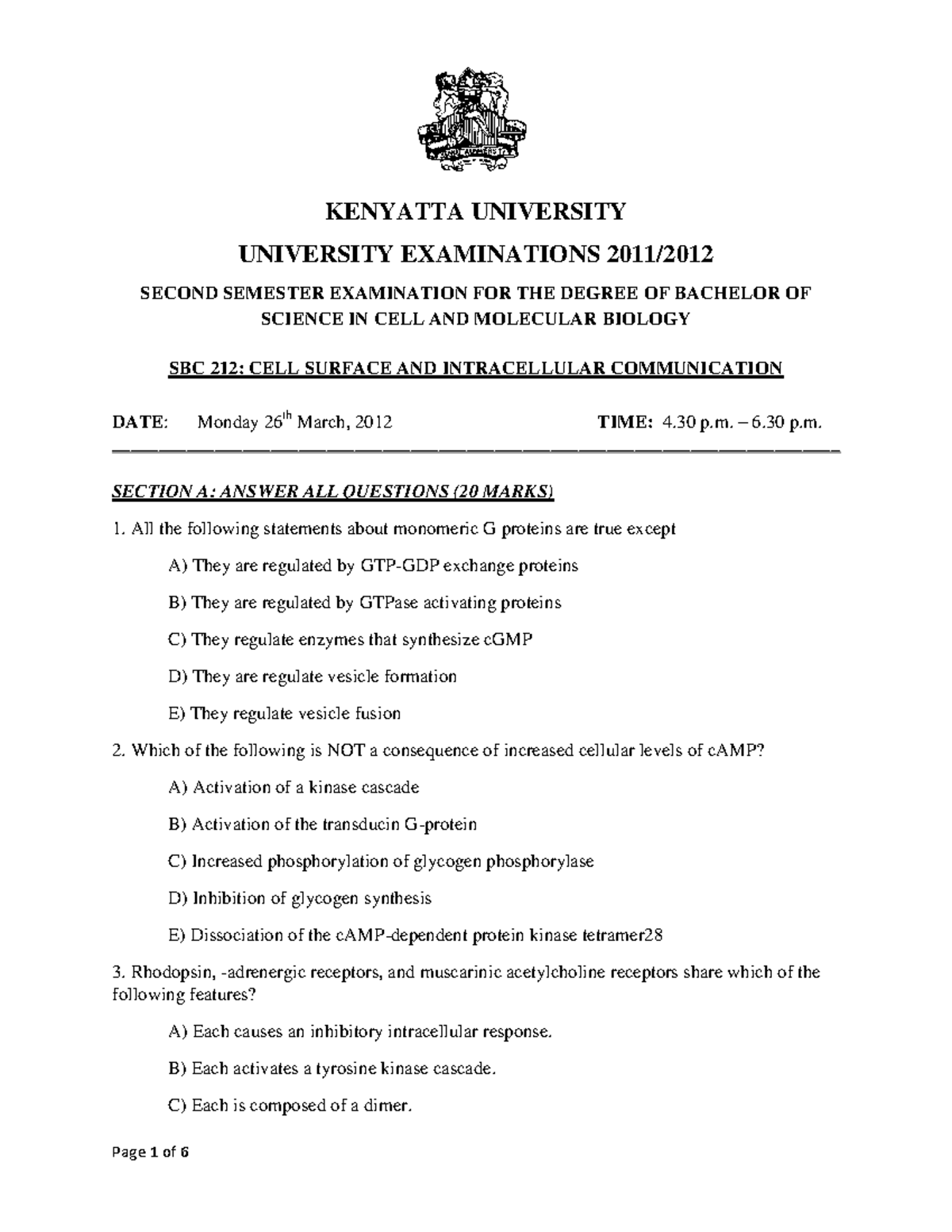SBC2122012 0326 - Assignment - KENYATTA UNIVERSITY UNIVERSITY ...
