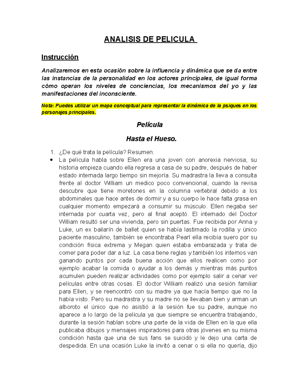 Analisis DE Pelicula Unidad 3 2024 ijep - ANALISIS DE PELICULA ...