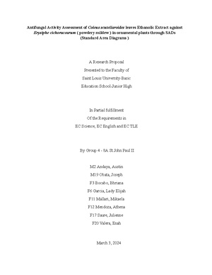 3Is research paper - RESEARCH PROJECT A Research Paper Submitted to the ...