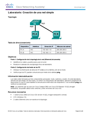 1.3.2.4 Lab - Tracing Internet Connectivity - Objetivos Determinar la conectividad de la red con ...