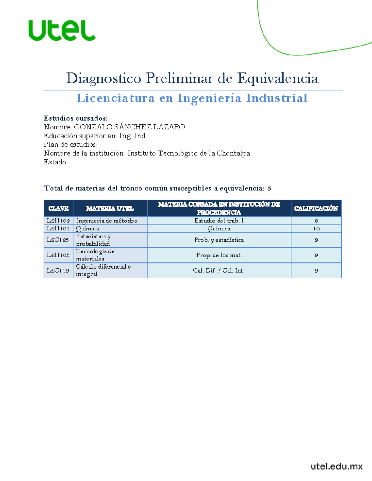PRE Ingenier A Industrial Gonzalo S Nchez Lazaro - Diagnostico ...