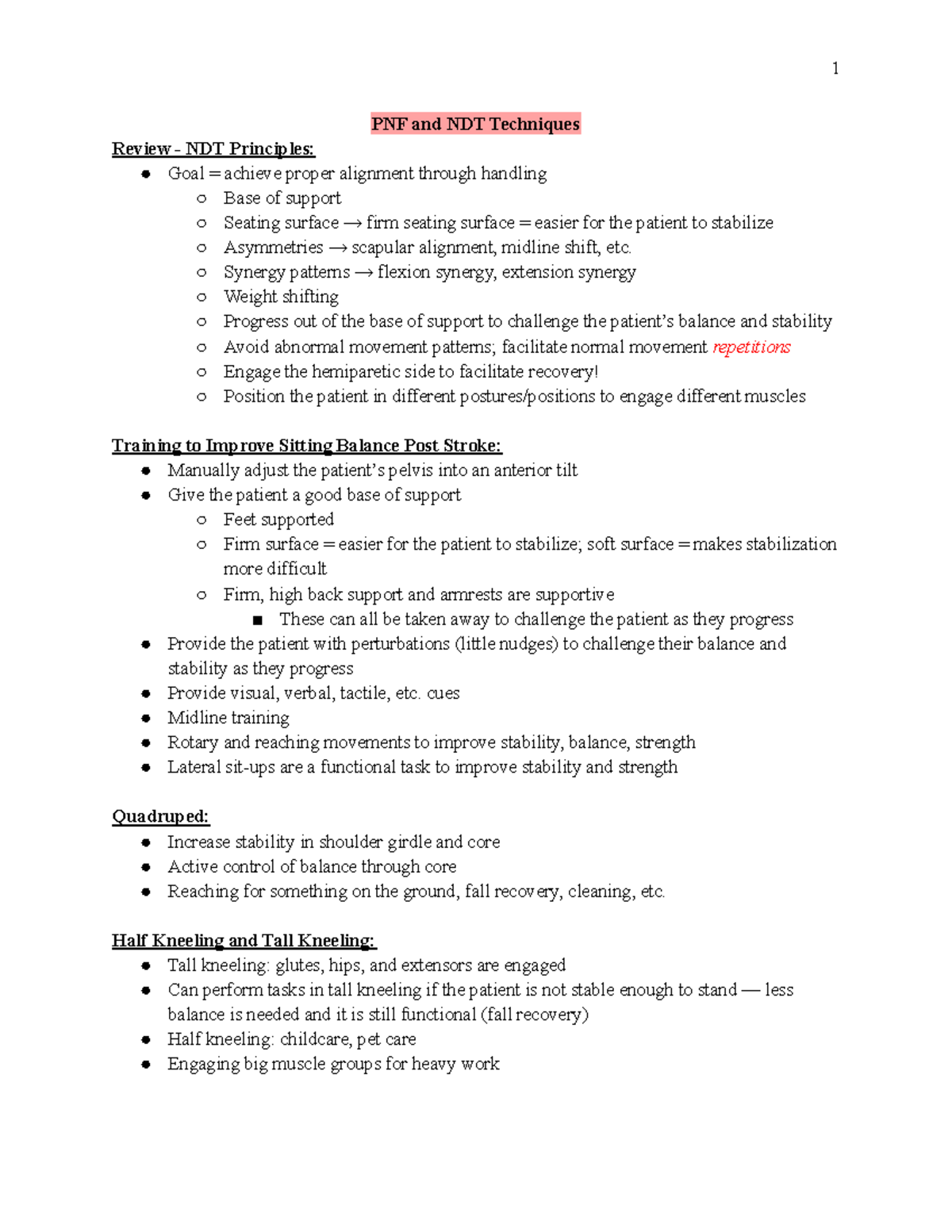 LAB 2 - PNF and NDT Techniques - PNF and NDT Techniques Review - NDT ...